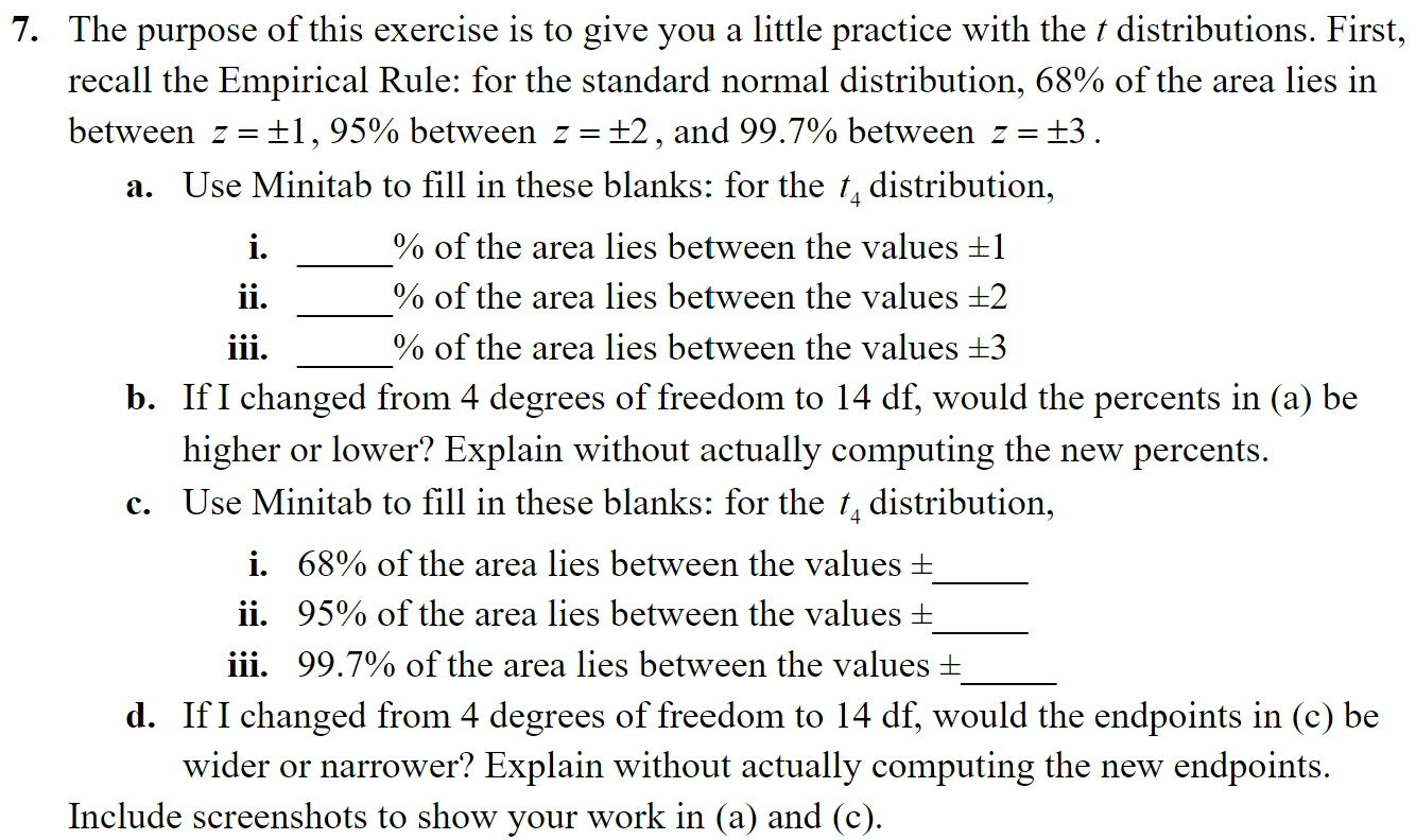 Solved The purpose of this exercise is to give you a little | Chegg.com