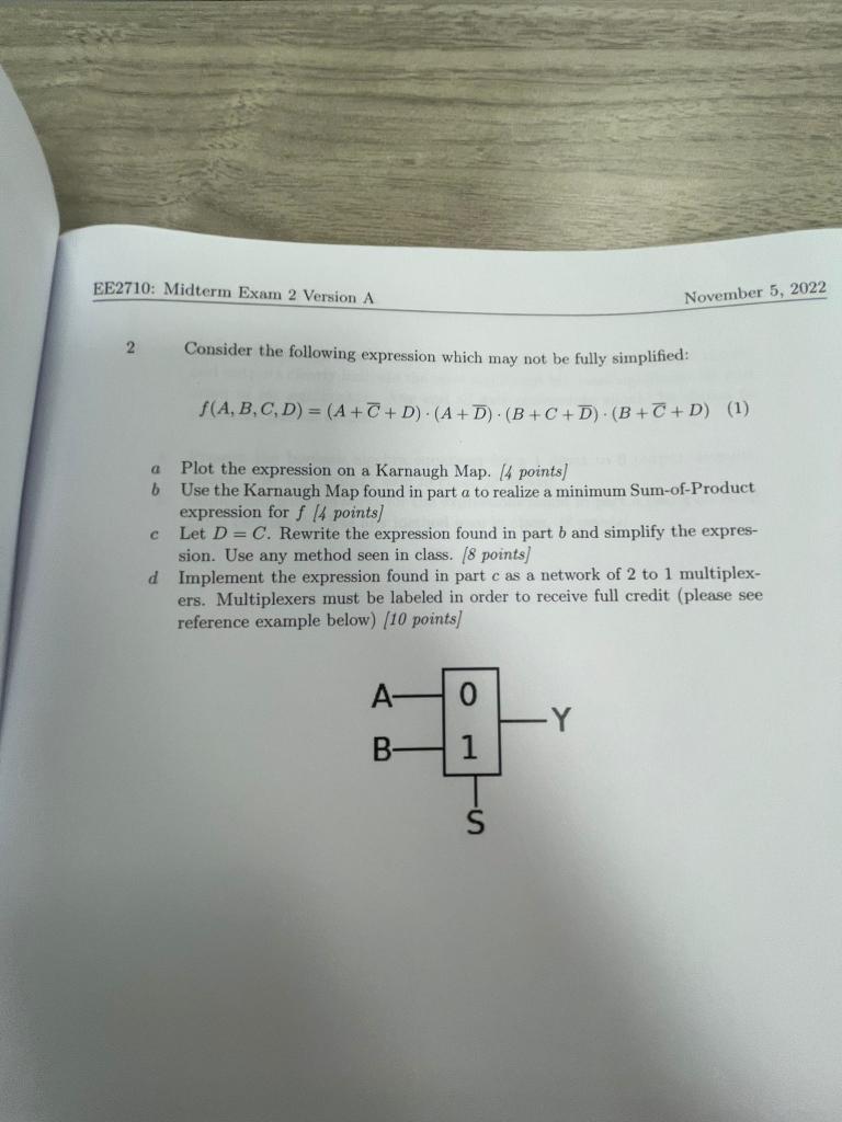 Solved Consider the following expression which may not be | Chegg.com