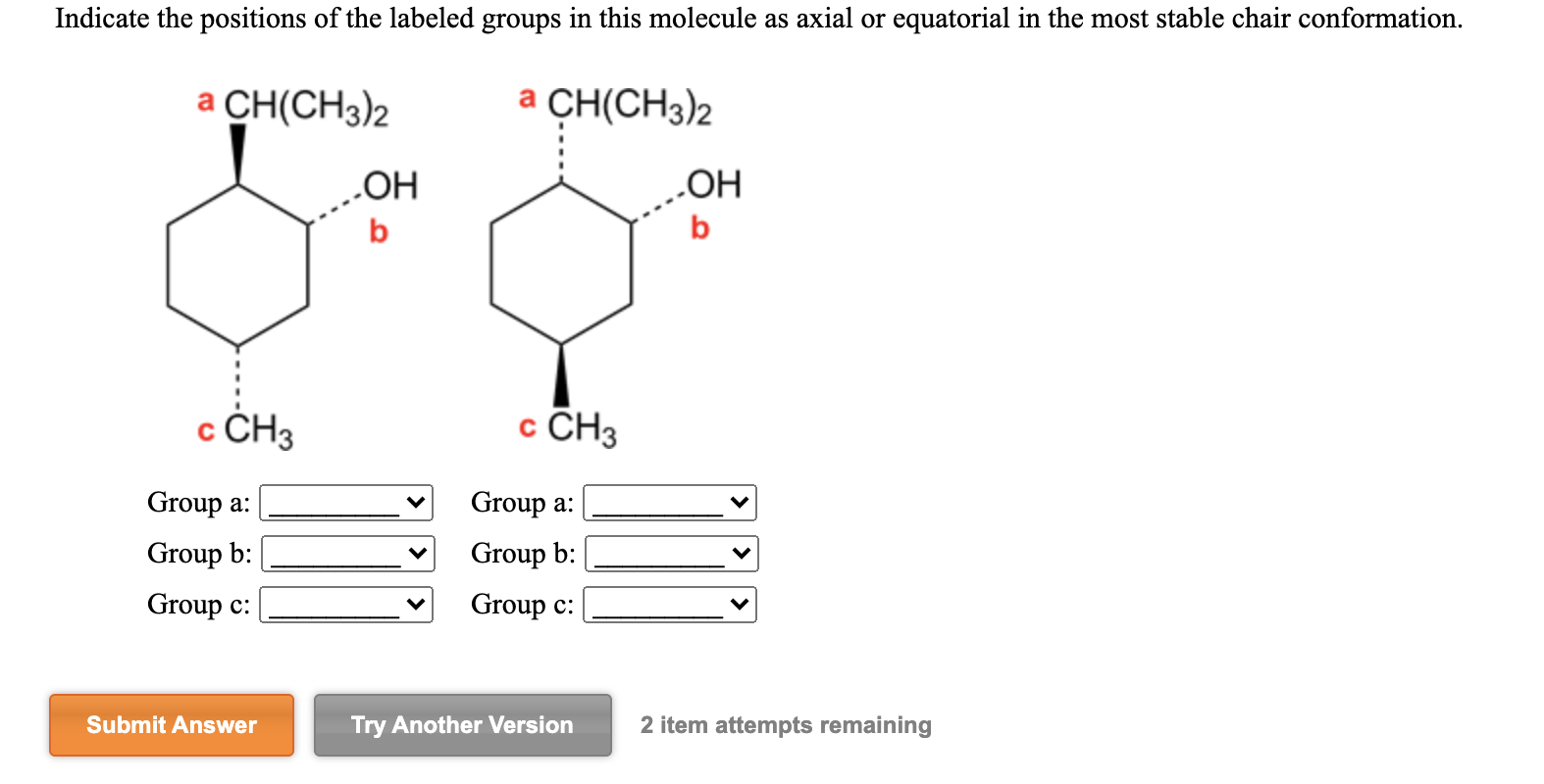 Solved Indicate the positions of the labeled groups in this | Chegg.com