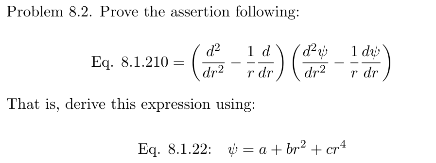 Solved Problem 8.2. ﻿Prove the assertion following: | Chegg.com