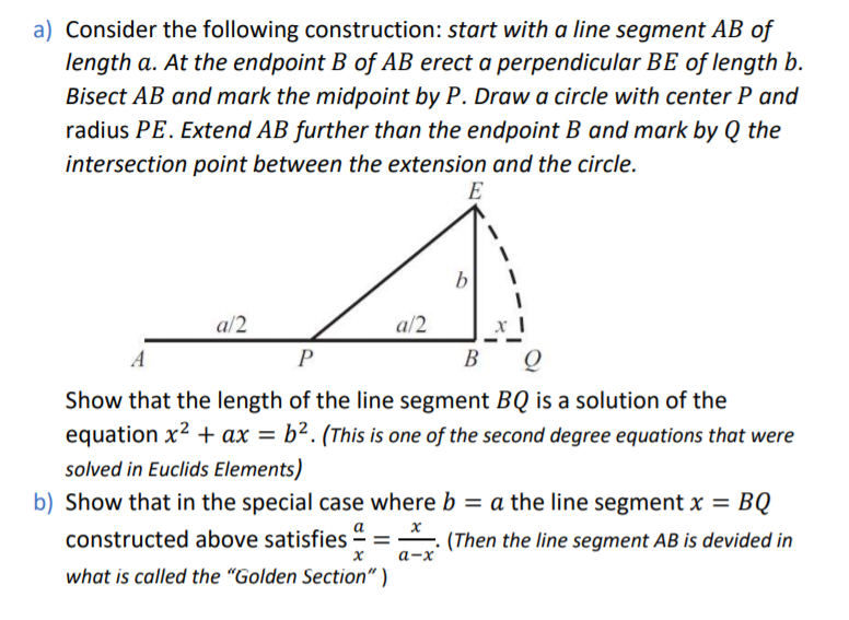 Solved a) Consider the following construction: start with a | Chegg.com