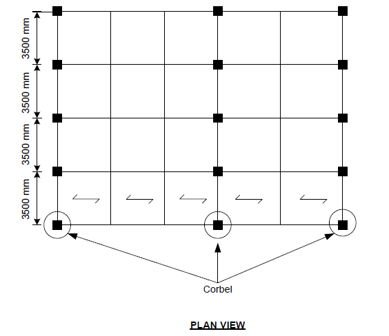 Figure shows the side and plan view of commercial | Chegg.com