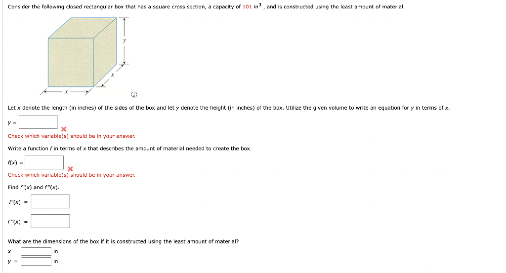 Solved Consider the following closed rectangular box that | Chegg.com