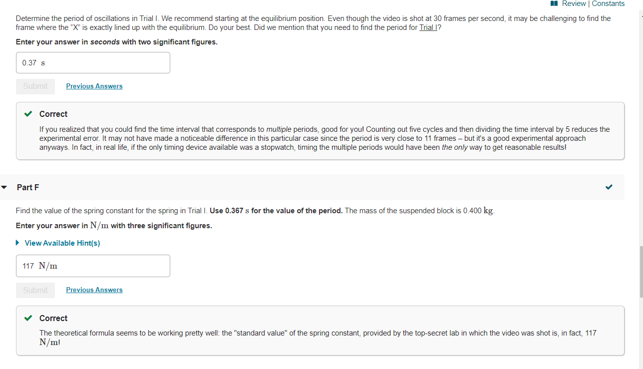 Solved Figure 2 of 3 A B ܝܤܣܐ ܢܣܩܤܩܐ 8 A Review Constants | Chegg.com