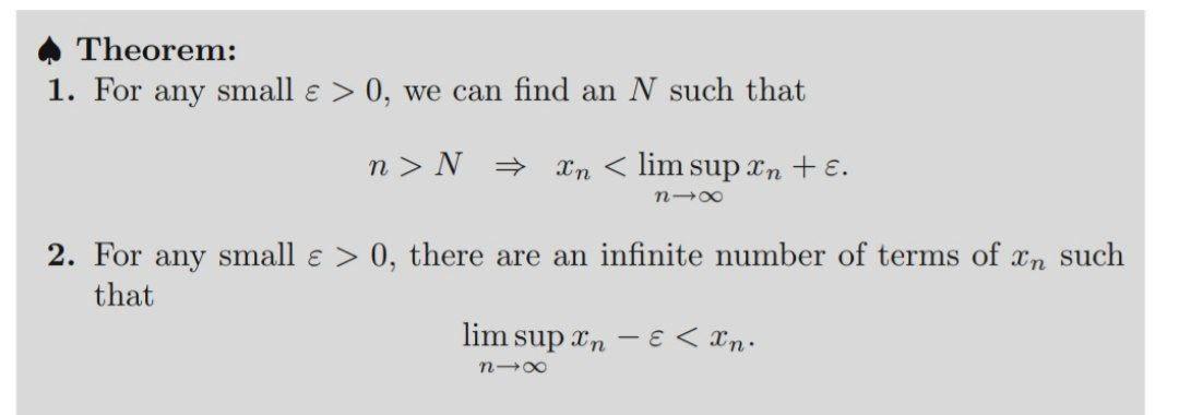 Solved Theorem: 1. For any small € > 0, we can find an N | Chegg.com