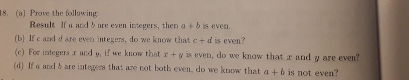 Solved 6. Let n be an integer. Prove that if 2n2 +n-1 0, | Chegg.com