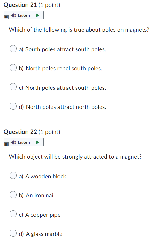 Solved Which of the following is true about poles on | Chegg.com