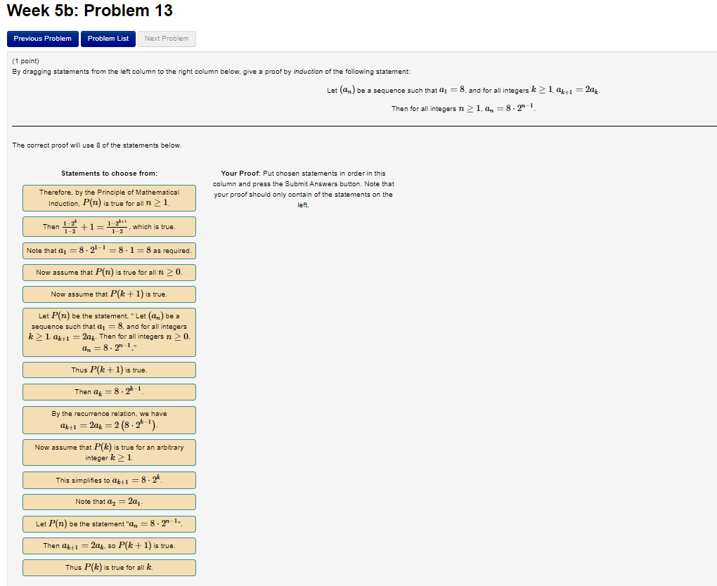 Solved By dragging statements from the left column to the | Chegg.com