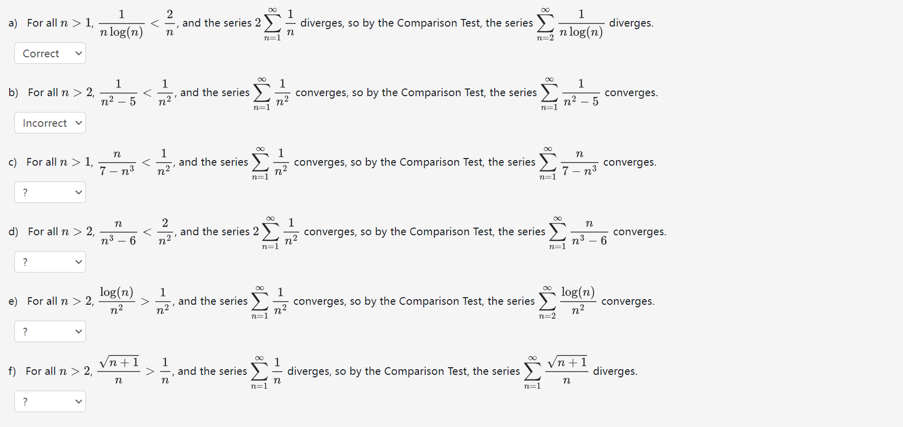 Solved a) For all n>1,nlog(n)1 | Chegg.com
