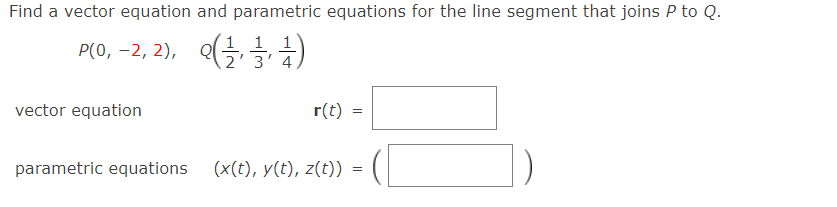 Solved Please Answer Both Find A Vector Equation And