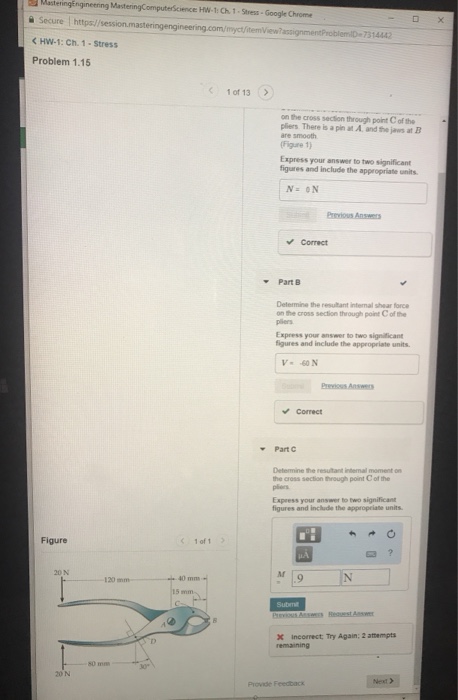 Solved HW-1: Ch. 1.Stress-Google Chrome secure ! https/ | Chegg.com