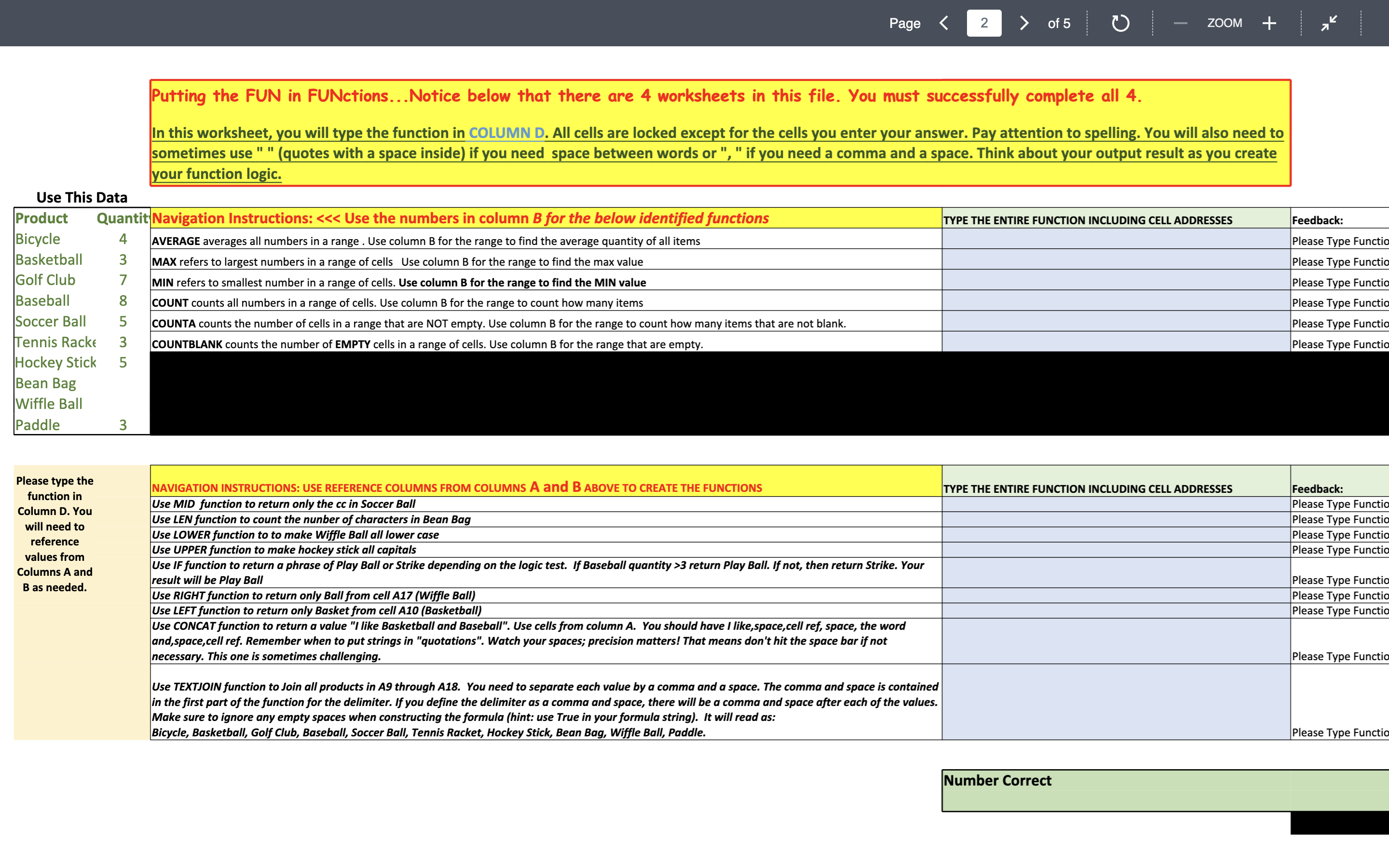 utting the FUN in FUNctions... Notice below that | Chegg.com