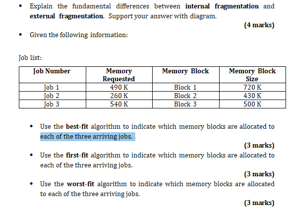 Solved • Explain the fundamental differences between | Chegg.com