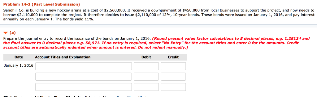 Solved Problem 14-2 (Part Level Submission) Sandhill Co. is | Chegg.com