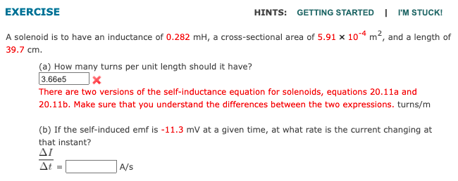 Solved EXERCISE HINTS: GETTING STARTED | I'M STUCK! A | Chegg.com