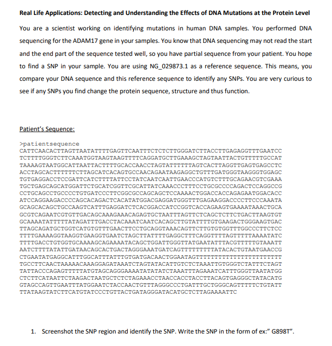 Solved Real Life Applications: Detecting and Understanding | Chegg.com