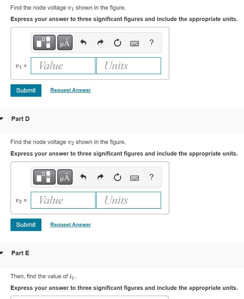 Solved Complete the current equation at node 1 utilizing v1 | Chegg.com