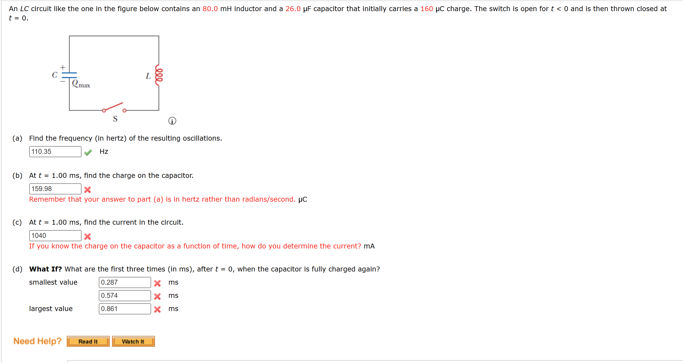 Solved by an EXPERT An ??C ﻿circuit like the one in ﻿the figure below | Chegg.com