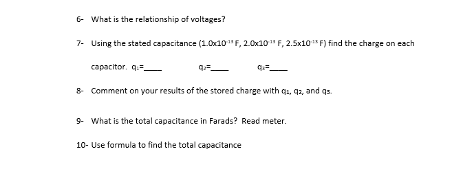 Solved 1. Click on the "Multiple Capacitors" tab. 2- Click | Chegg.com