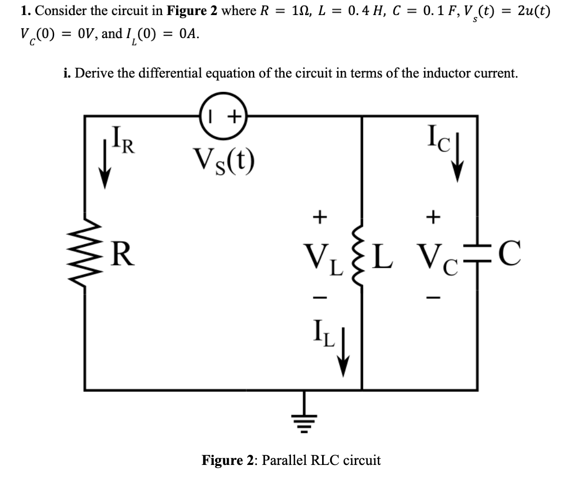 Solved Consider the circuit in ﻿Figure 2 ﻿where | Chegg.com