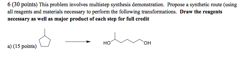 Solved 6 (30 points) This problem involves multistep | Chegg.com