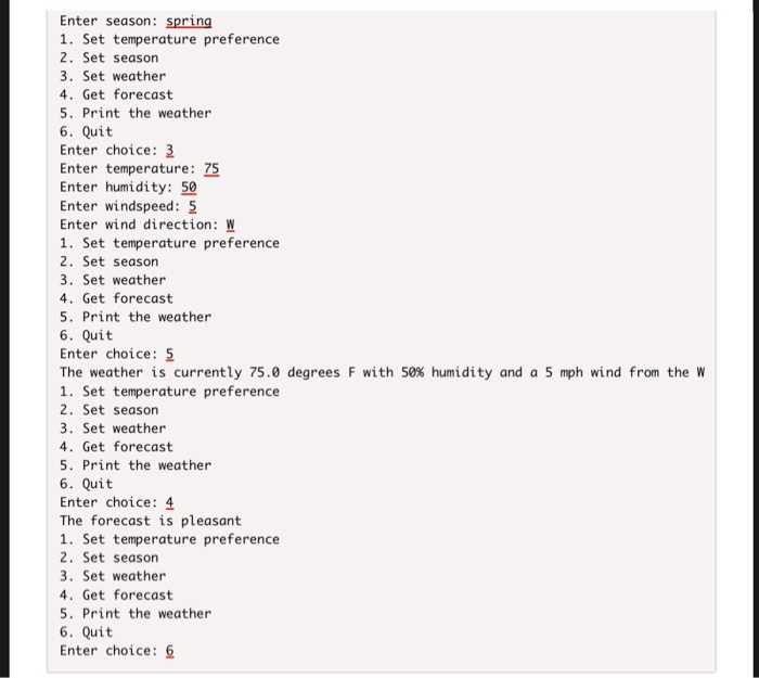 Solved The Temperature Class This class represents a | Chegg.com