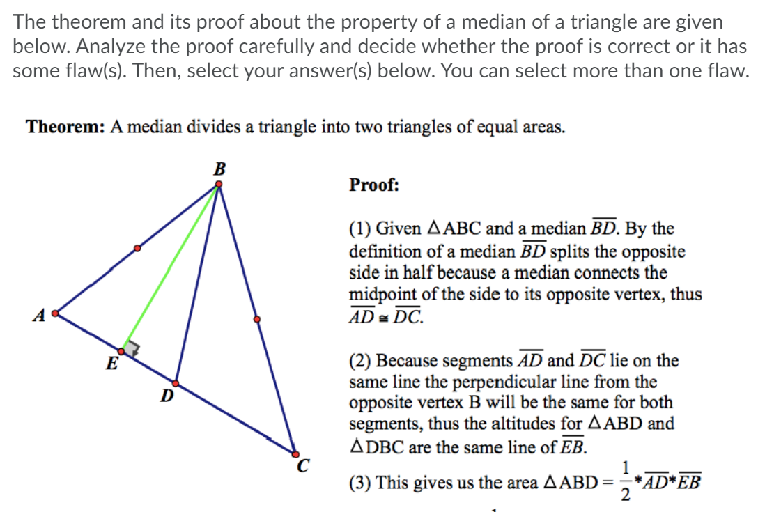 Solved a The theorem and its proof about the property of a | Chegg.com