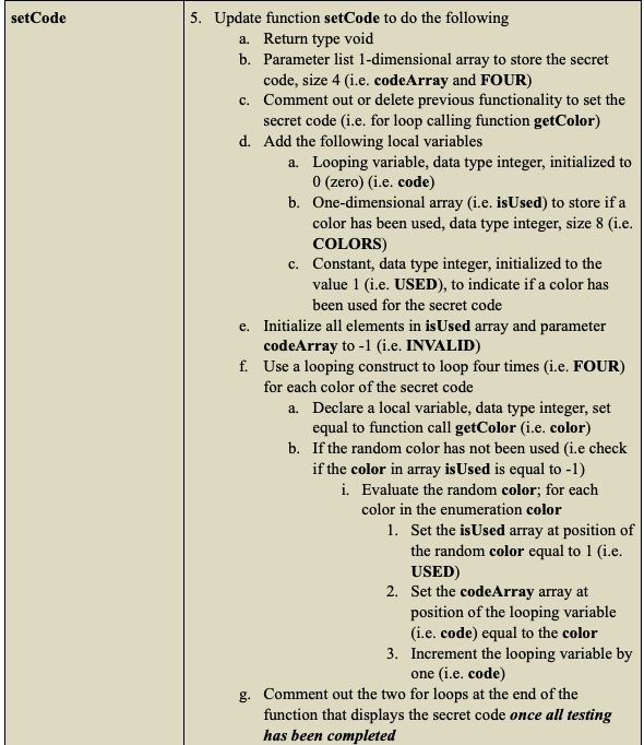 Solved Tasks Activity mastermind.c main 1. Copy C source | Chegg.com