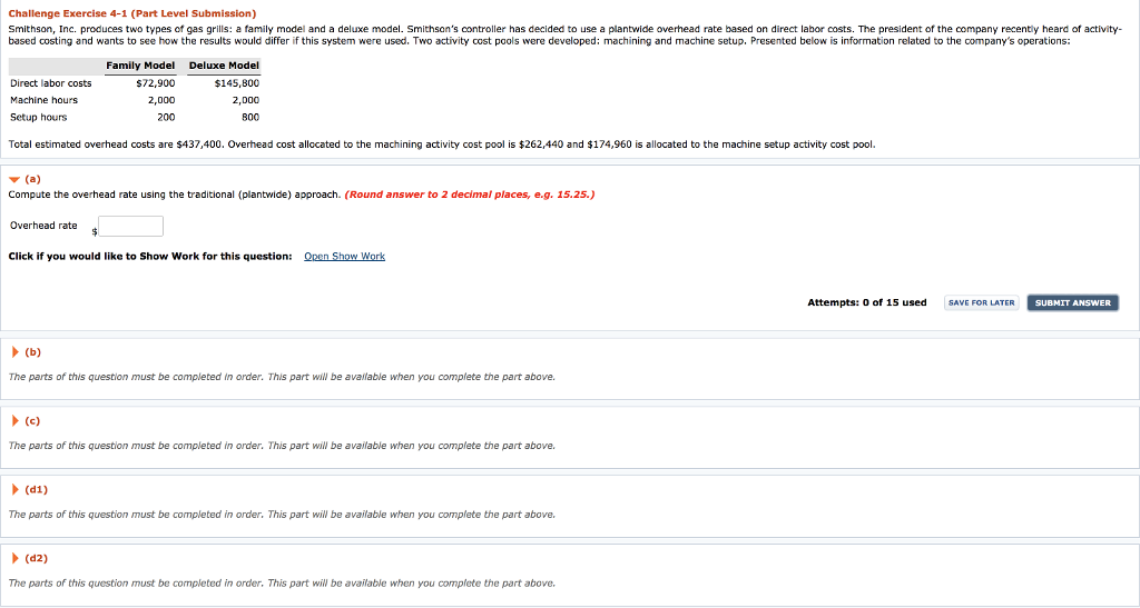 Solved Challenge Exercise 4-1 (Part Level Submission) | Chegg.com