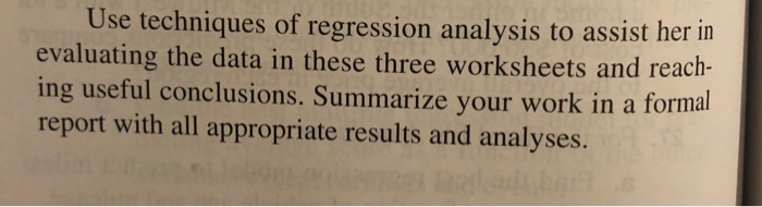 Solved Please help me solve this regression analysis | Chegg.com