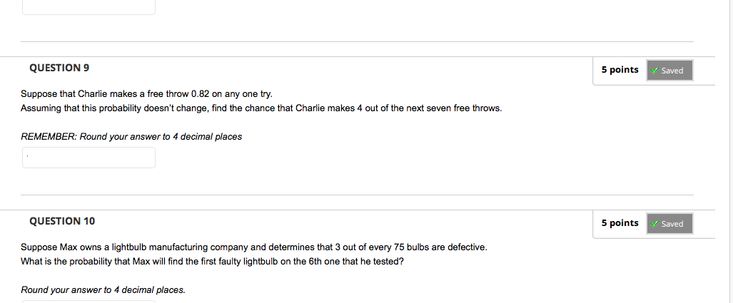 Solved Suppose that Charlie makes a free throw 0.82 on any | Chegg.com