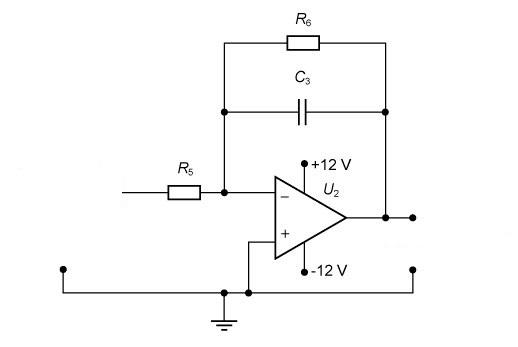 Solved The feedback resistor R6 is 1 megaohms, the input | Chegg.com