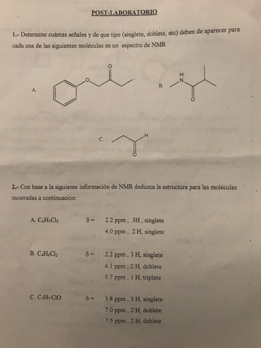 POST-LABORATORIO 1.- Determine cuántas señales y de | Chegg.com