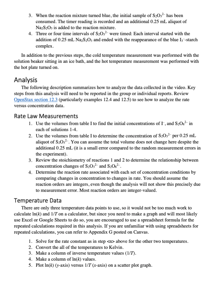 Solved Procedure Solution Preparation Two quantitative | Chegg.com