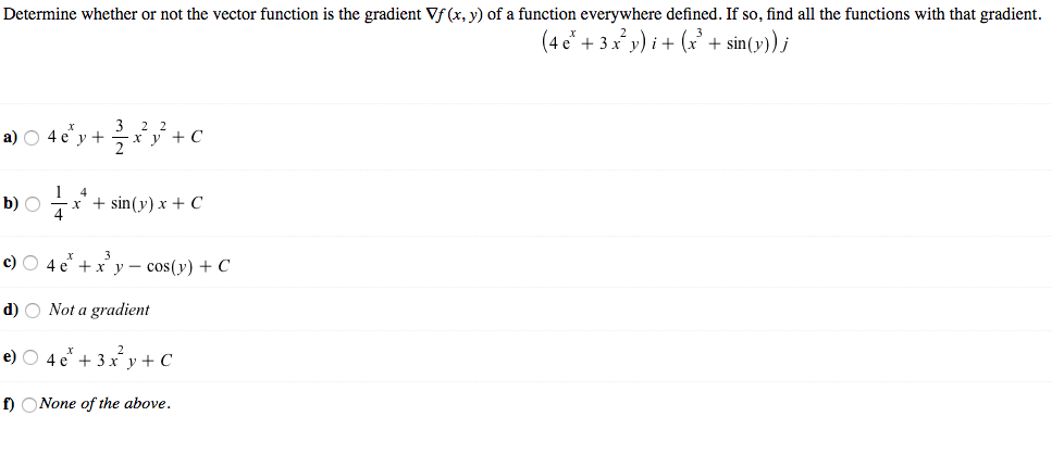 Solved Determine Whether Or Not The Vector Function Is The