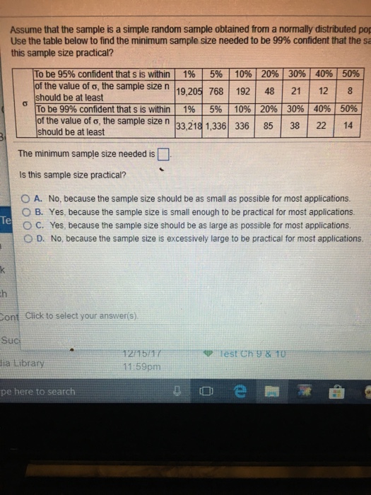Solved Assume that the sample is a simple random sample | Chegg.com