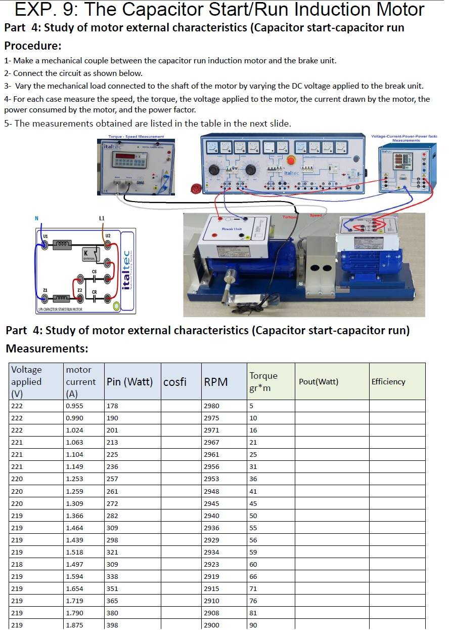 Solved Part 2:Reversing the direction of the capacitor run | Chegg.com