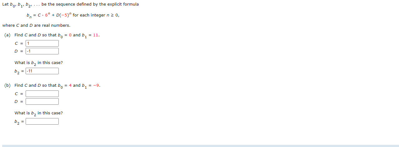 Solved Let b0′b1,b2,… be the sequence defined by the | Chegg.com