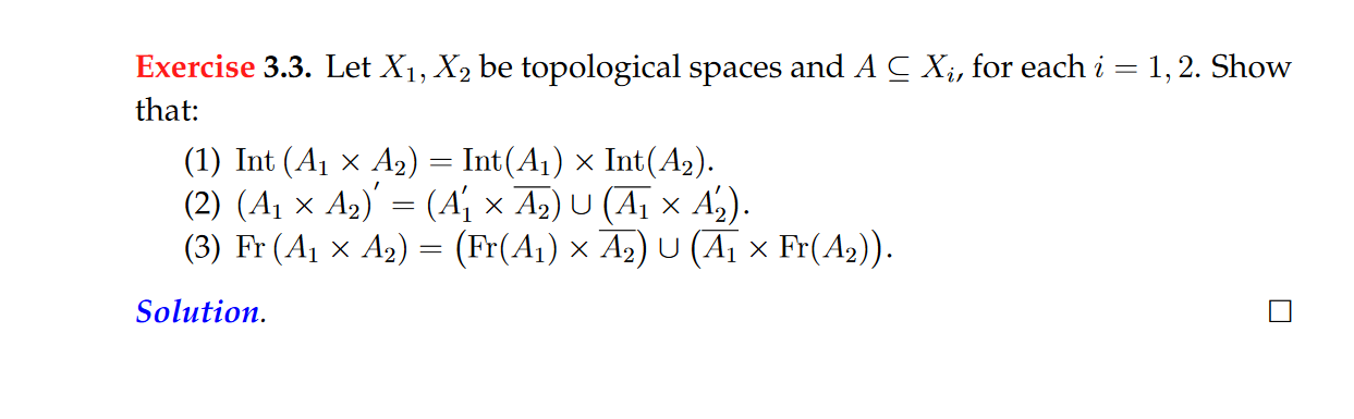 Solved Only 2 and 3.A' means the set of all cluster point of | Chegg.com