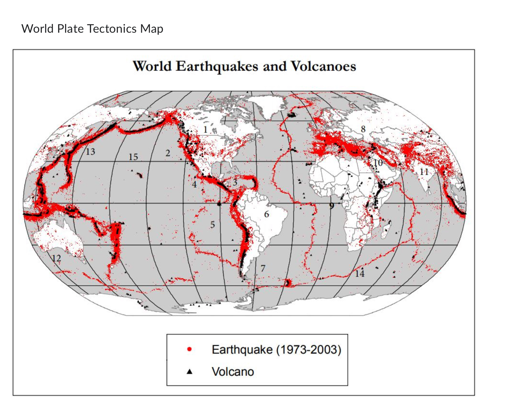 Solved Match the Volcanoes and Earthquakes to the correct | Chegg.com