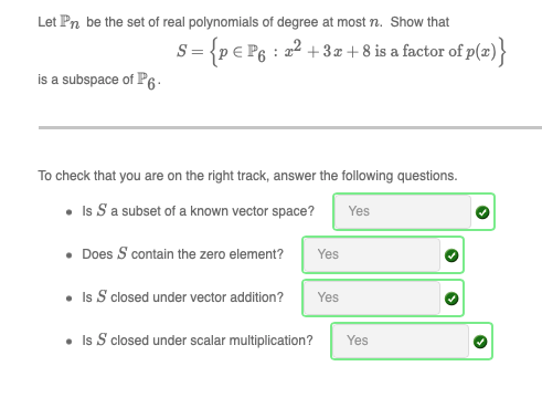 Solved Let Pn be the set of real polynomials of degree at | Chegg.com