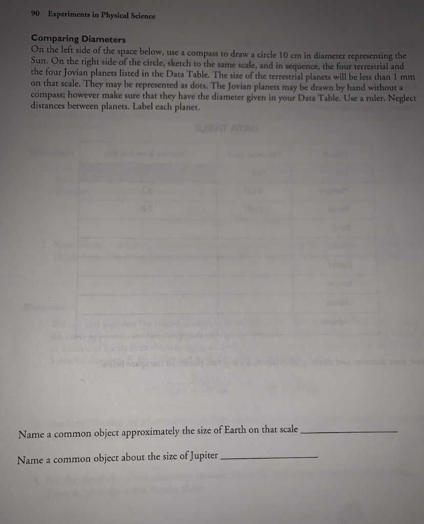 Solved 90 Experiments in Physical Science Comparing | Chegg.com