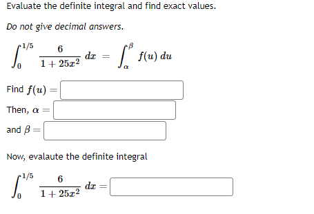 Solved Evaluate the definite integral and find exact values. | Chegg.com