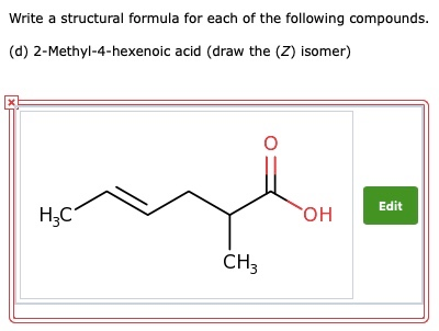 Solved * Incorrect. reaction. Write structural formula for | Chegg.com