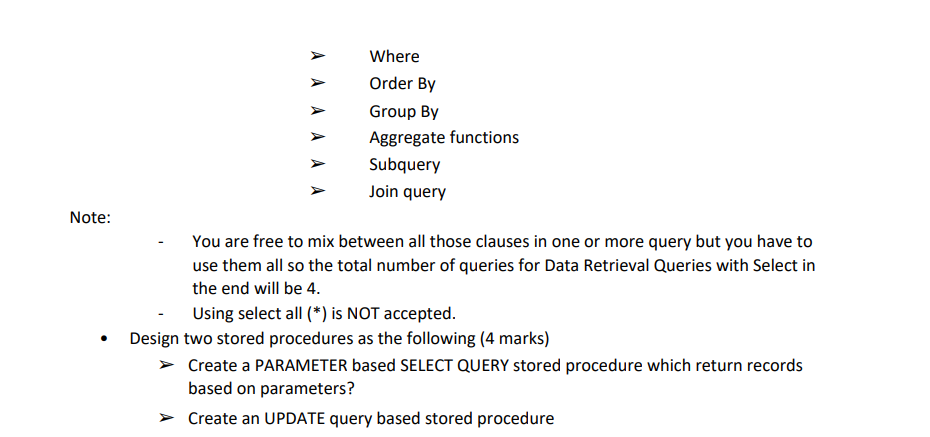 Solved Introduction to Database (CCCS215 Project) - Fall | Chegg.com