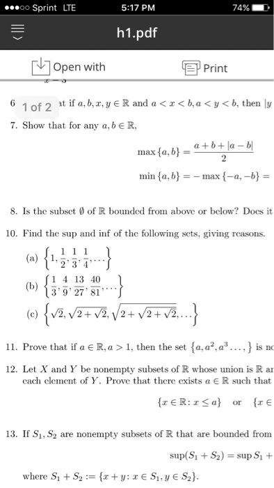 Solved If a, b, x, y elementof R and a