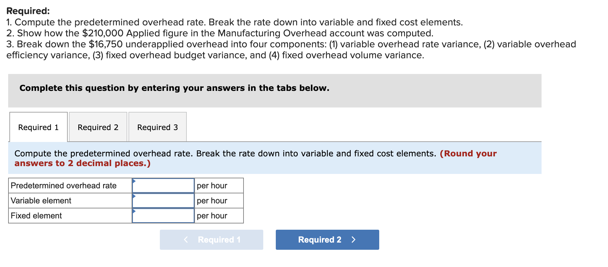 Solved Problem 10A-9 (Algo) Applying Overhead; Overhead | Chegg.com