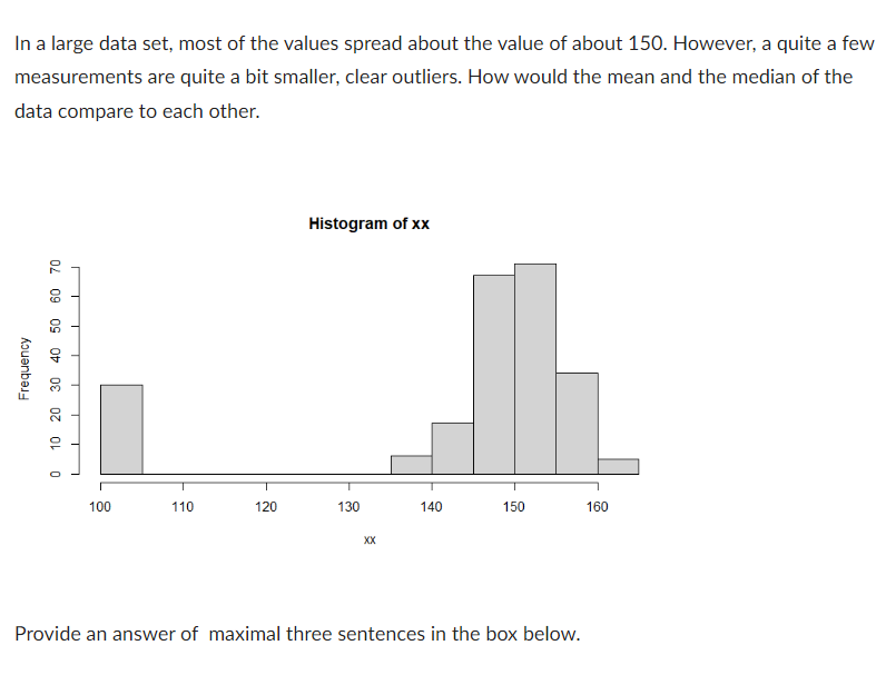 Solved In a large data set, most of the values spread about | Chegg.com