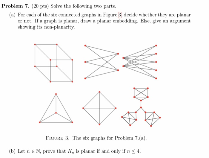 Solved Problem 7. (20 pts) Solve the following two parts. | Chegg.com