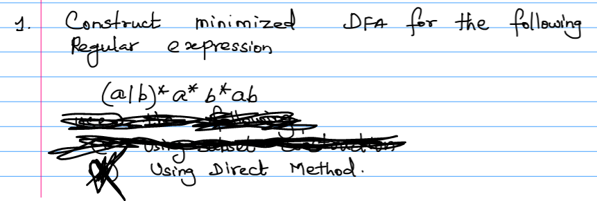 Solved DFA fr the fallaang minimized Regular expression. | Chegg.com
